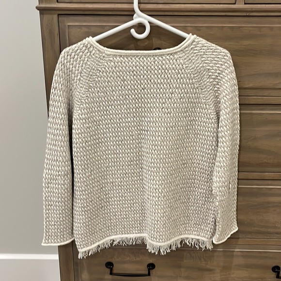 Kinross | Sweaters | Kinross Womens Lattice Fringe Pullover Sweater ...